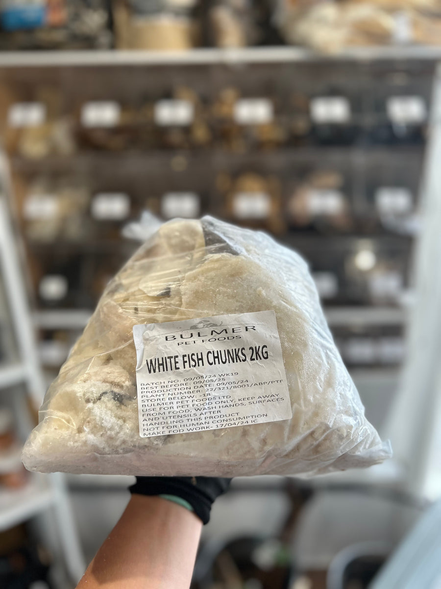 White Fish Chunks for Dogs - Lean, Protein-Packed Treat for Healthy ...